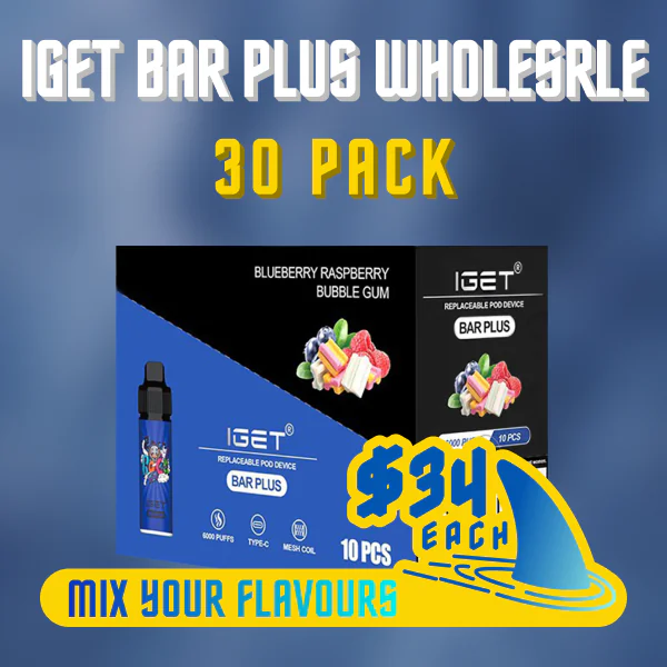 IGET Bar Plus 6000 Kit Puffs | New IGET Bar | From $23 Each