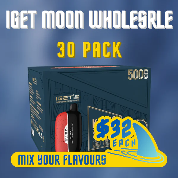 IGET Moon K5000 Puffs | All IGET Moon Flavours | From $23